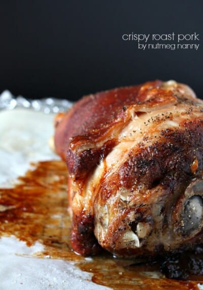 Crispy Roast Pork - Nutmeg Nanny
