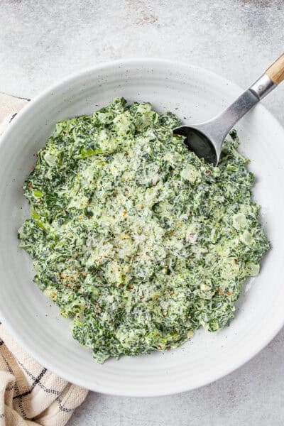 Creamed Kale - a delicious twist to traditional creamed vegetables!