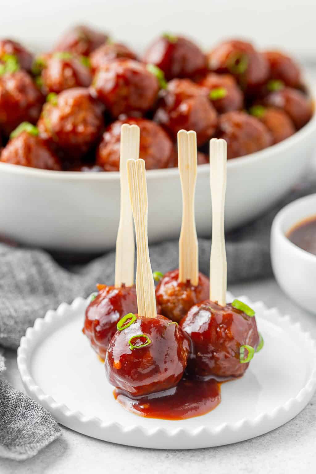 Bourbon BBQ Meatballs - an easy to make holiday appetizer!