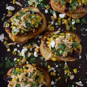 Open Face BBQ Chicken Burger with Peach Corn Salsa - Nutmeg Nanny