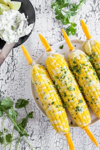 Beer Steamed Corn on the Cob - Nutmeg Nanny