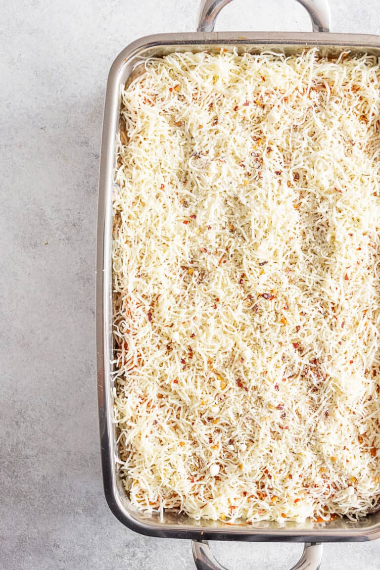 Italian Sausage Lasagna - Nutmeg Nanny