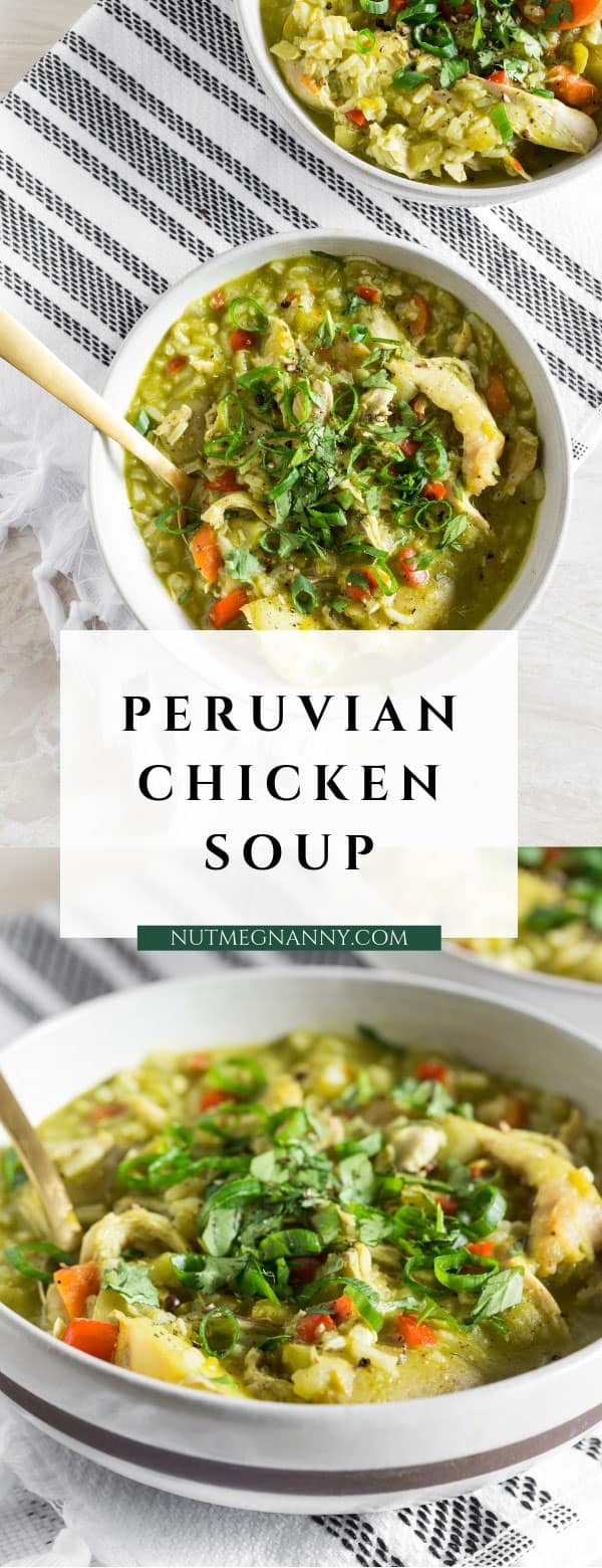 Peruvian Chicken Soup (Aguadito de Pollo)