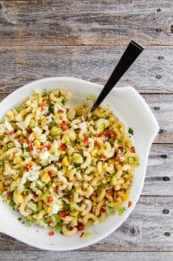 Classic Macaroni Salad - the perfect holiday or party recipe!