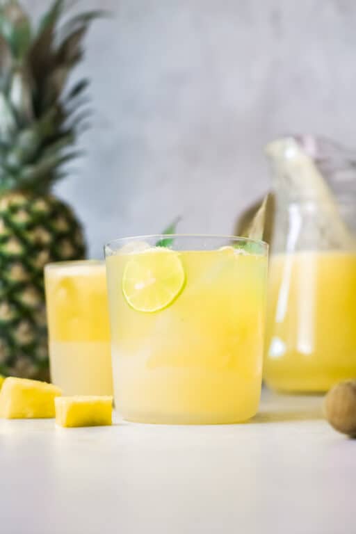 Pineapple Agua Fresca - simple and sweet and only 3 ingredients!