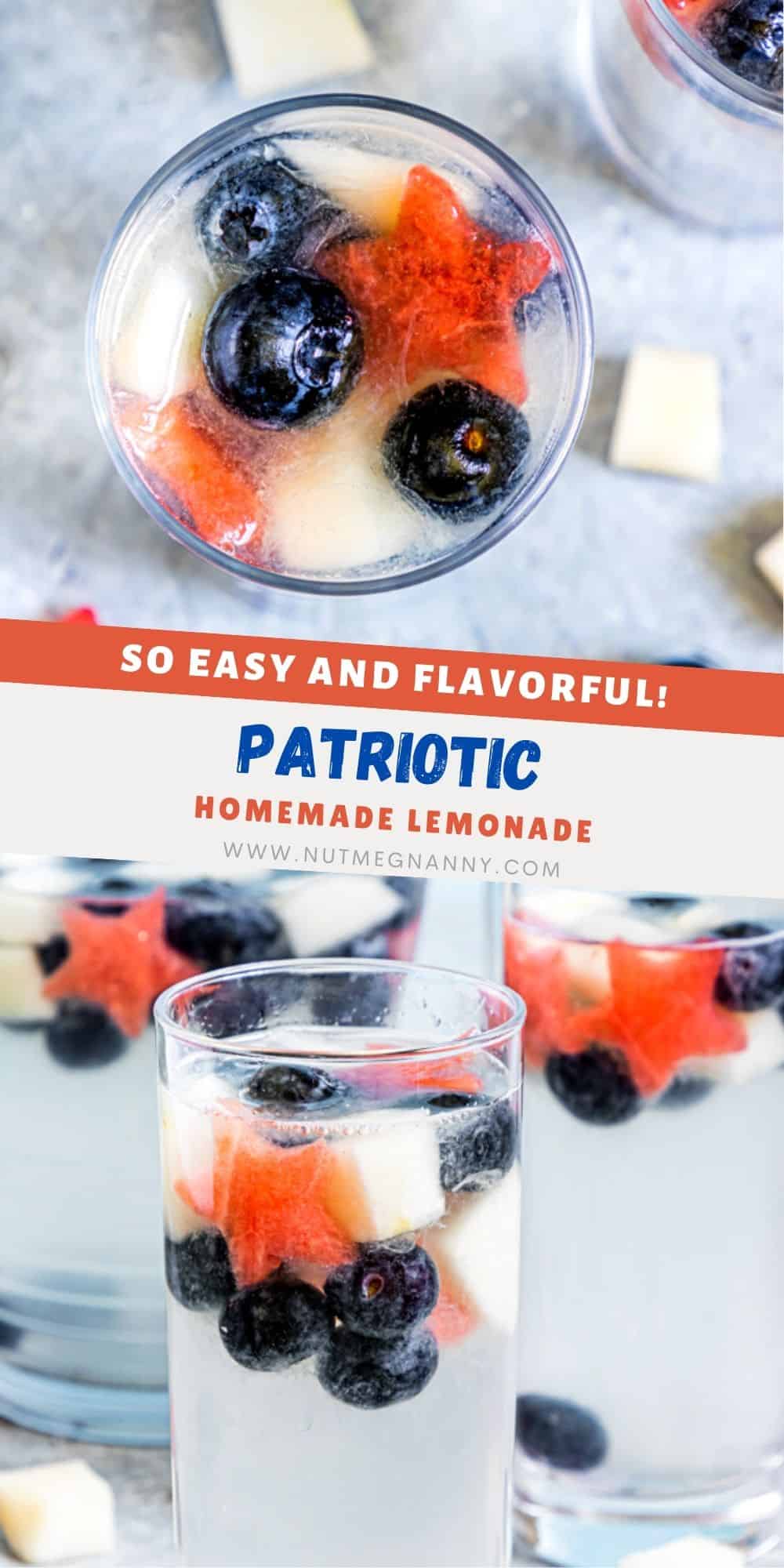 Patriotic Lemonade - Nutmeg Nanny