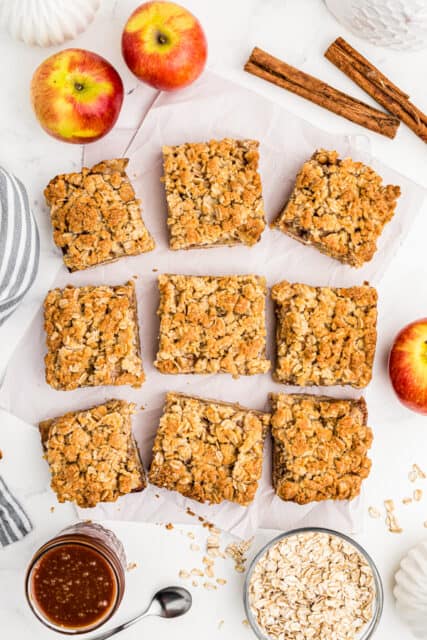 Apple Pie Bars - Nutmeg Nanny