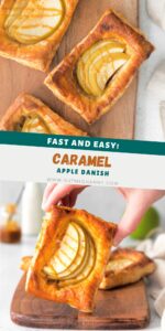 Caramel Apple Danish - a semi homemade sweet treat!