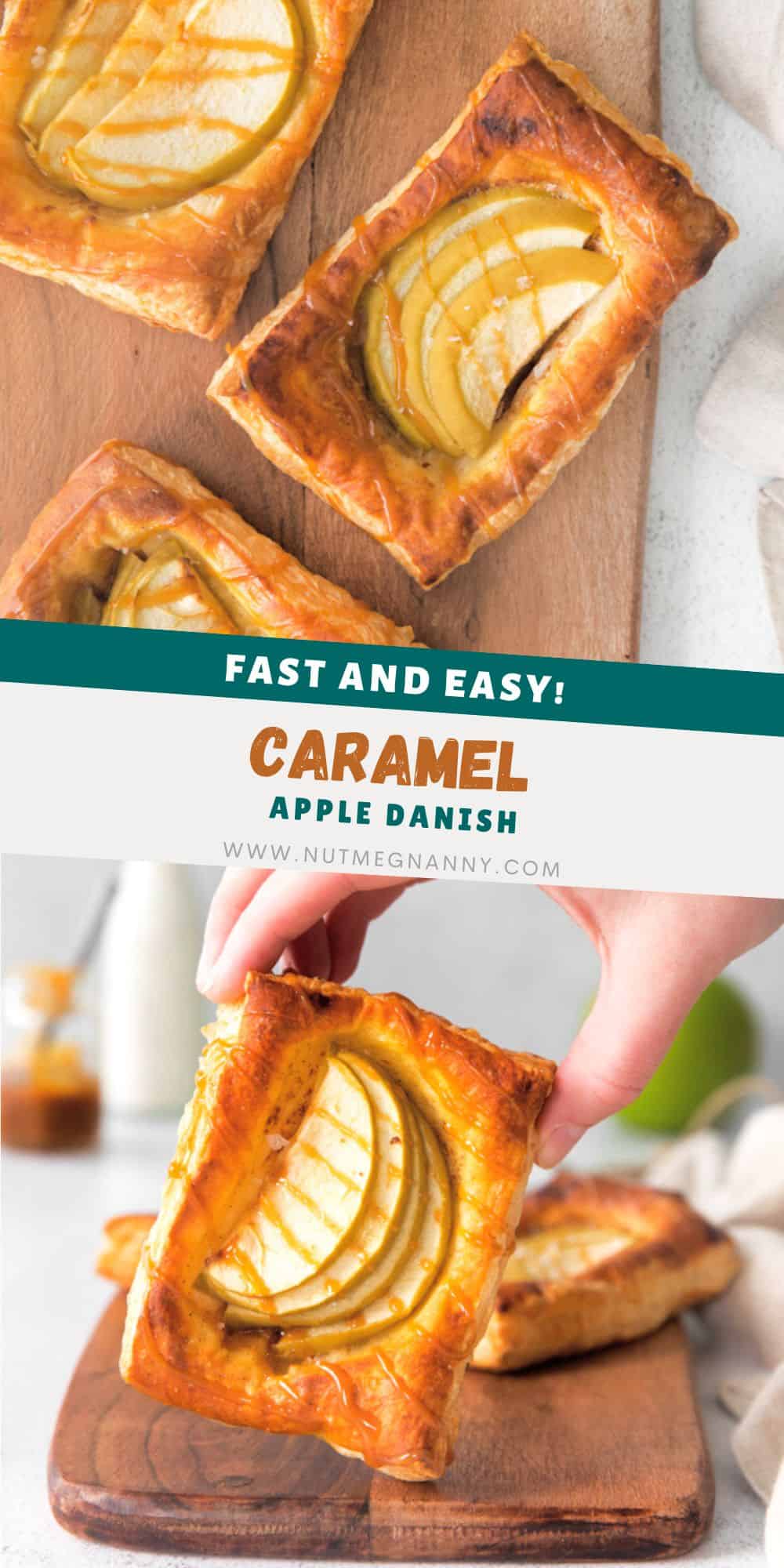 Caramel Apple Danish - a semi homemade sweet treat!