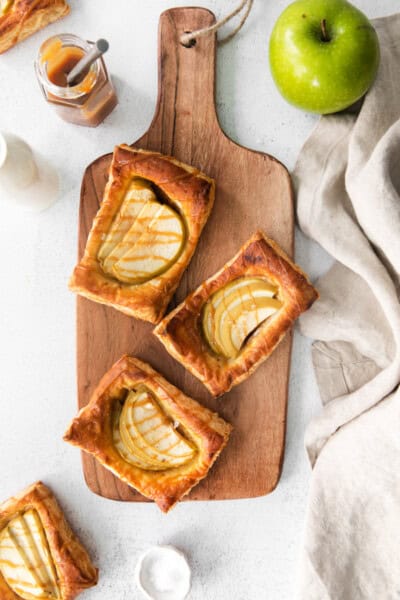 Caramel Apple Danish - a semi homemade sweet treat!