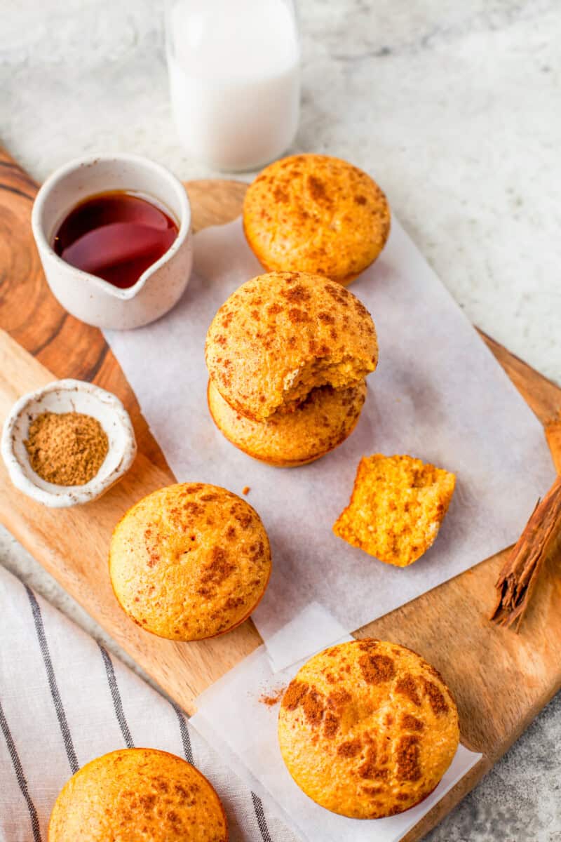 Sweet Pumpkin Cornbread Muffins - the perfect use for pumpkin!