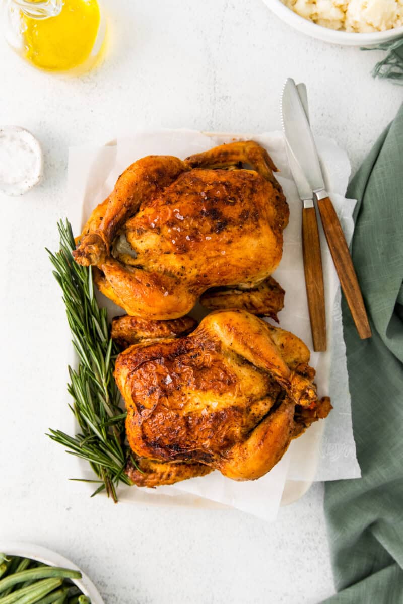 Roasted Cornish Hens - Nutmeg Nanny