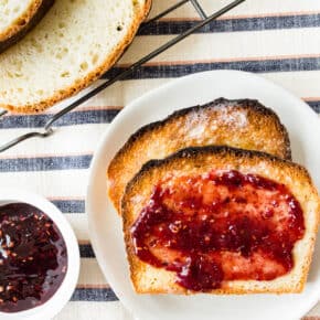 English Muffin Toasting Bread - Nutmeg Nanny
