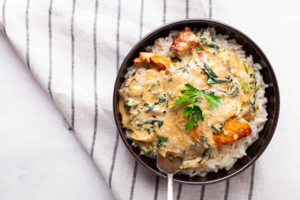 Creamy Tuscan Chicken - Nutmeg Nanny
