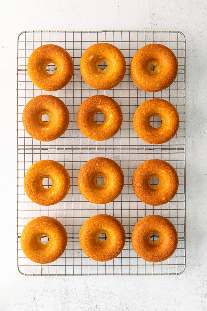Robin's Egg Baked Donuts - Nutmeg Nanny