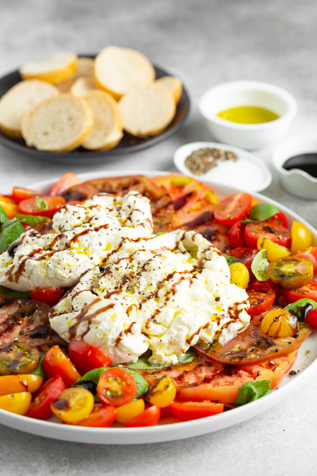 Burrata Caprese Salad - the perfect summer salad!