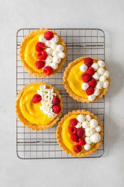 Lemon Curd Tarts - Nutmeg Nanny
