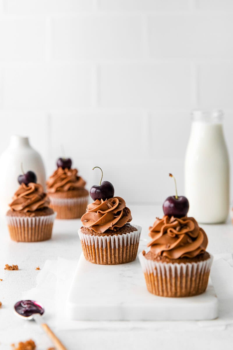 Black Forest Cupcakes - Nutmeg Nanny