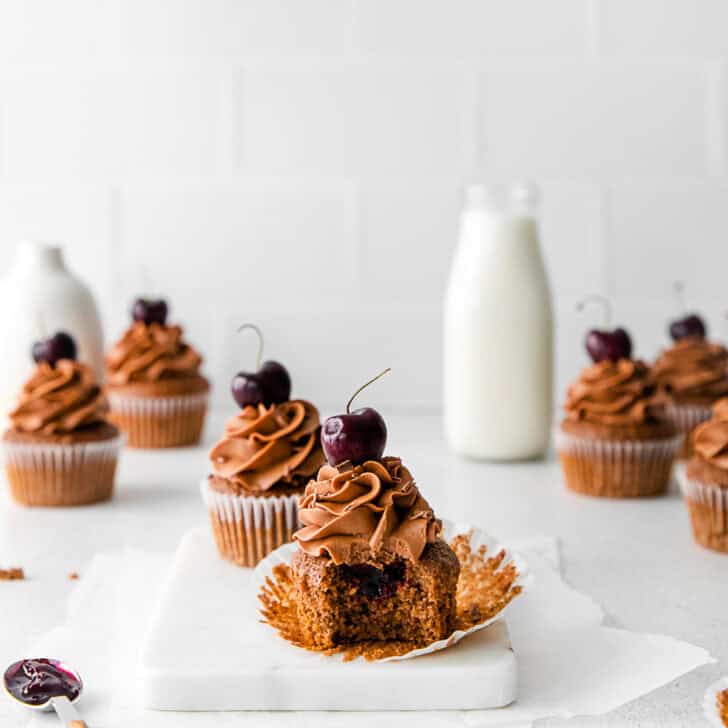 Black Forest Cupcakes - Nutmeg Nanny