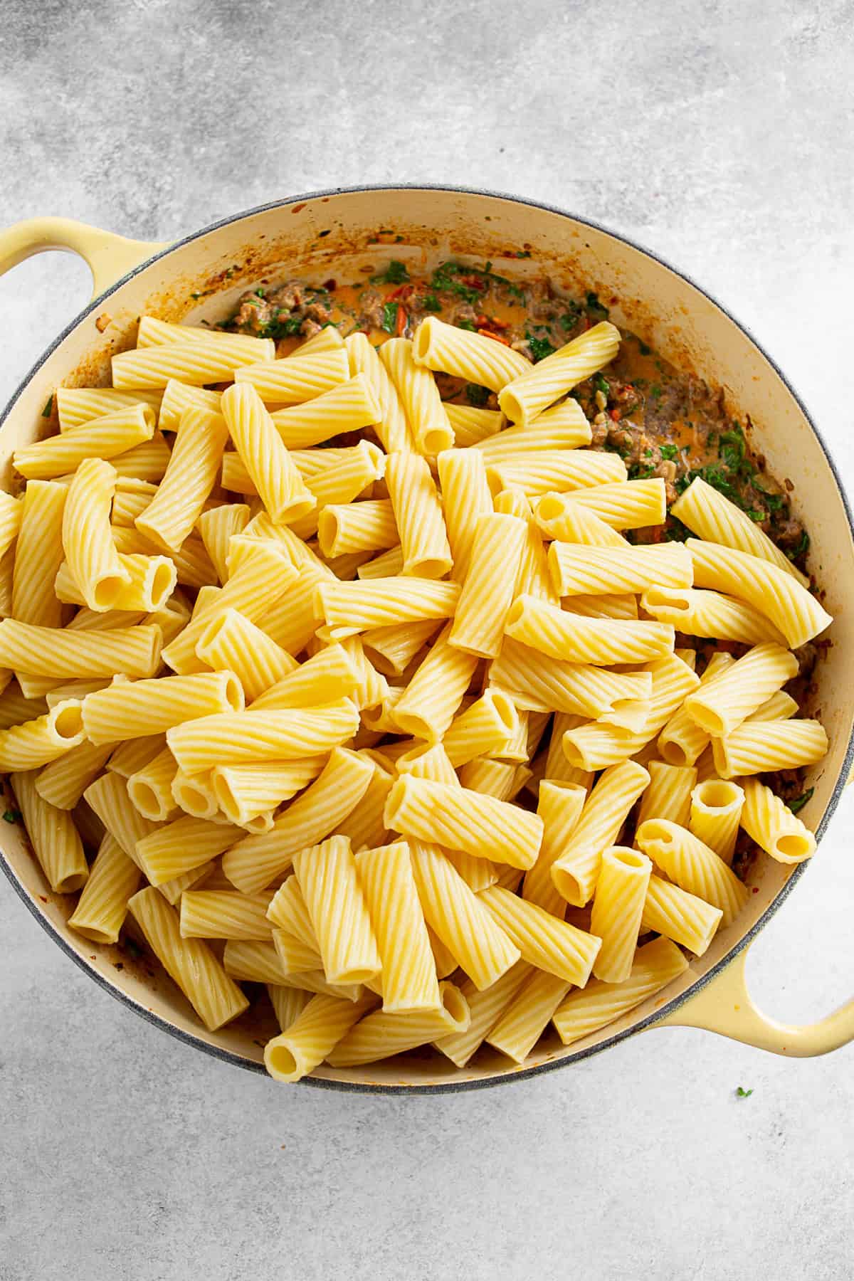 Italian Sausage Kale Pasta - Nutmeg Nanny