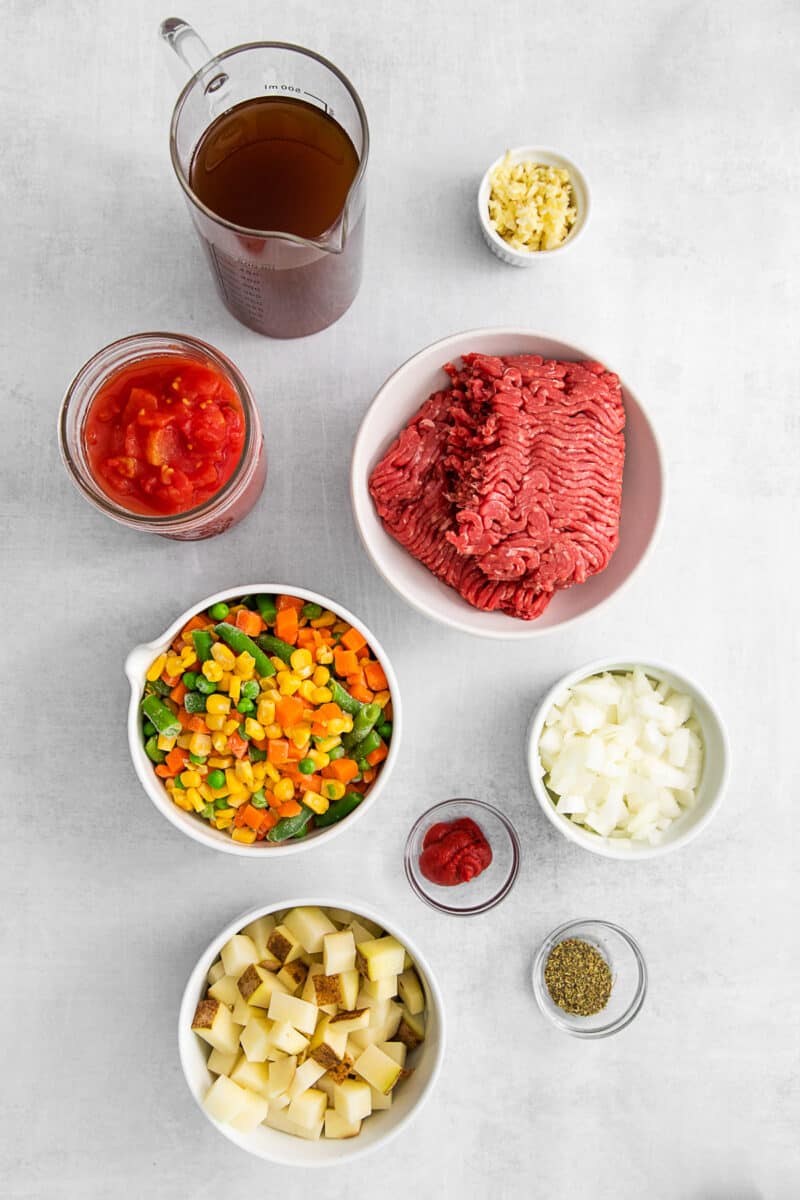 Vegetable Beef Soup - Nutmeg Nanny