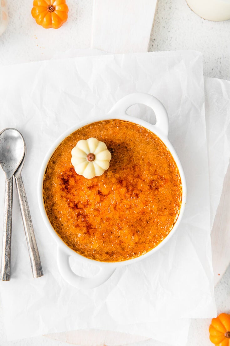 Pumpkin Creme Brulee - Nutmeg Nanny
