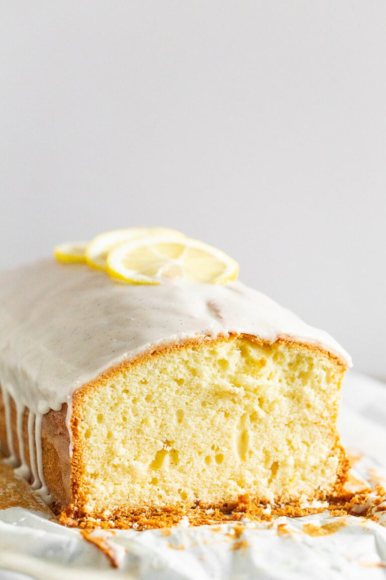 Vanilla Lemon Pound Cake - Nutmeg Nanny