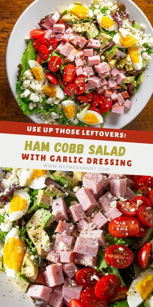 Ham Cobb Salad - Nutmeg Nanny