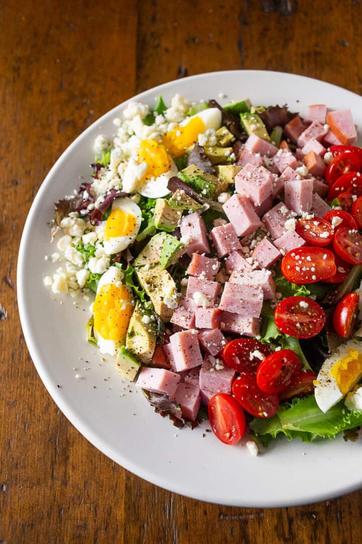 Ham Cobb Salad - Nutmeg Nanny