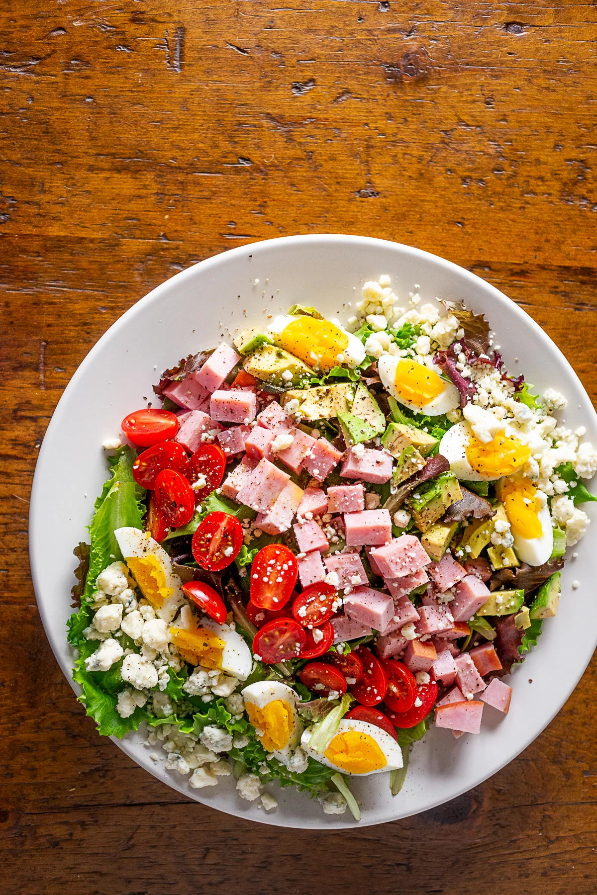 Ham Cobb Salad - Nutmeg Nanny