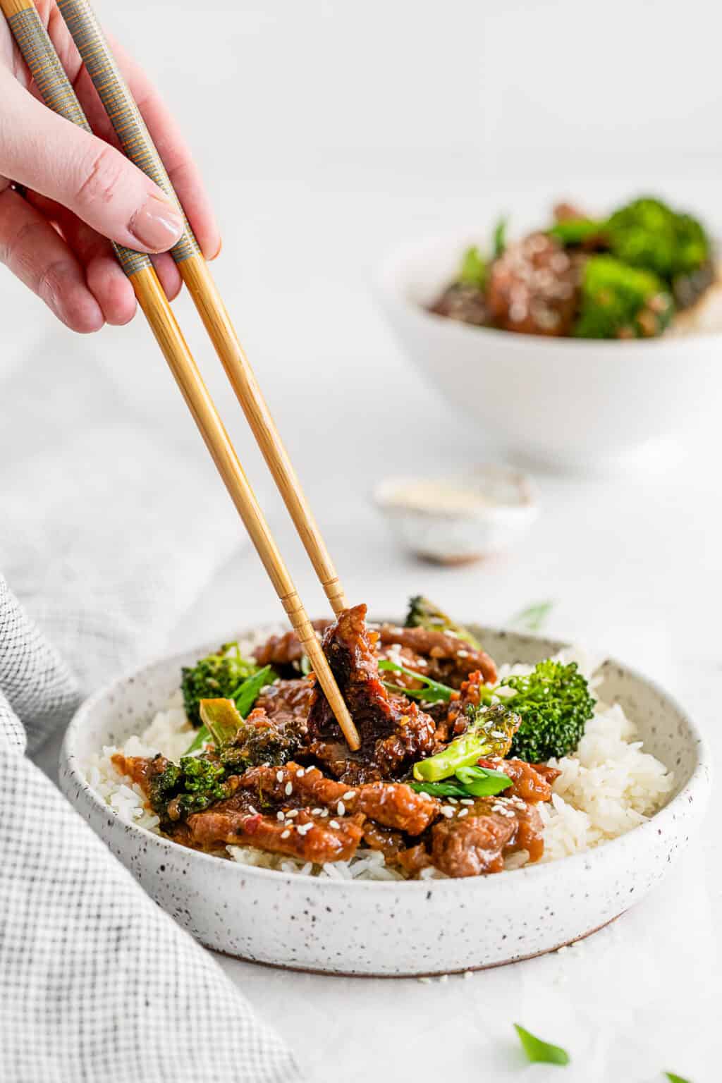 Instant Pot Mongolian Beef - Nutmeg Nanny