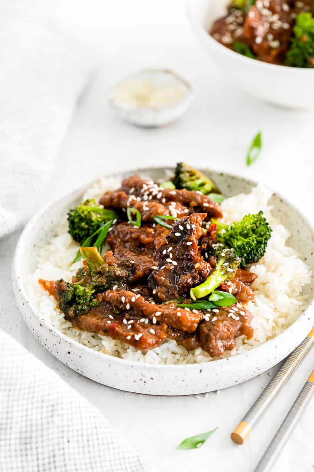 Instant Pot Mongolian Beef - Nutmeg Nanny