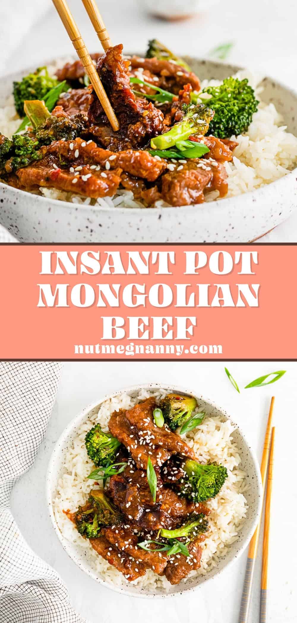 Instant Pot Mongolian Beef - Nutmeg Nanny