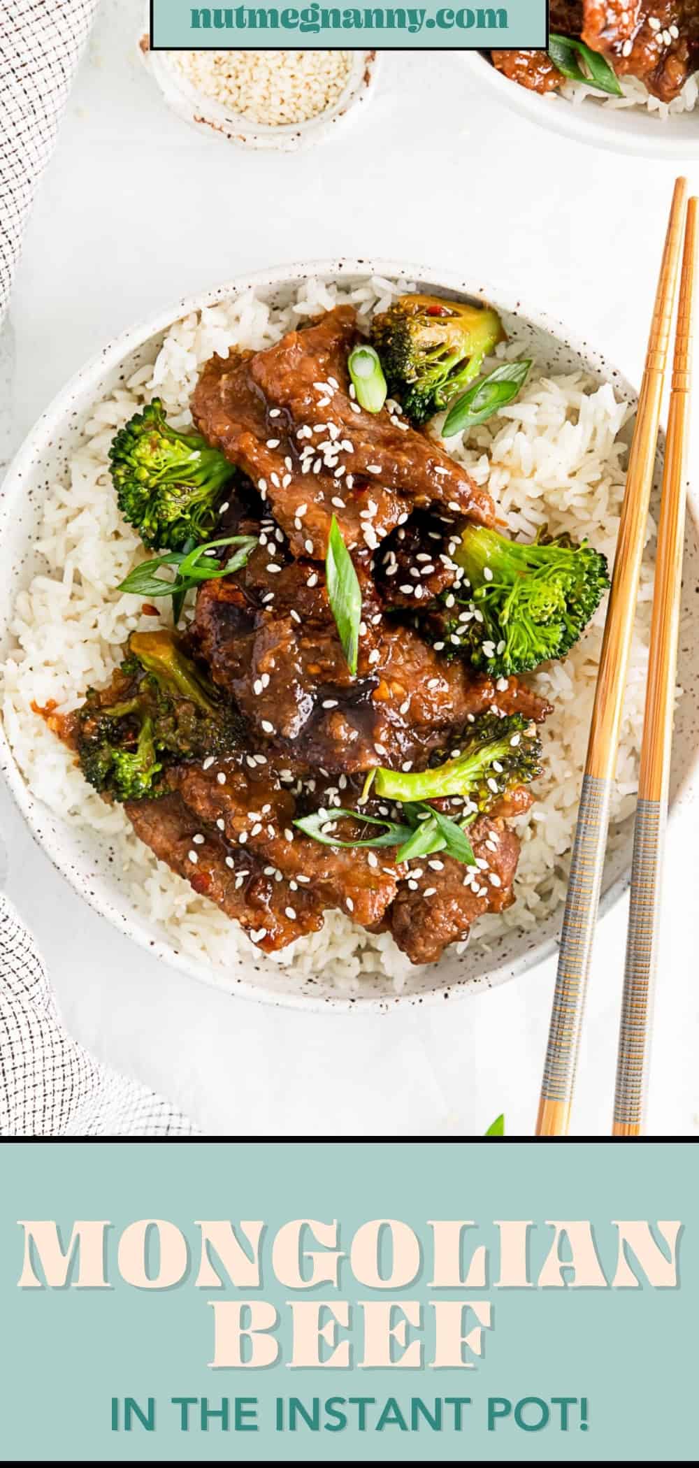 Instant Pot Mongolian Beef - Nutmeg Nanny